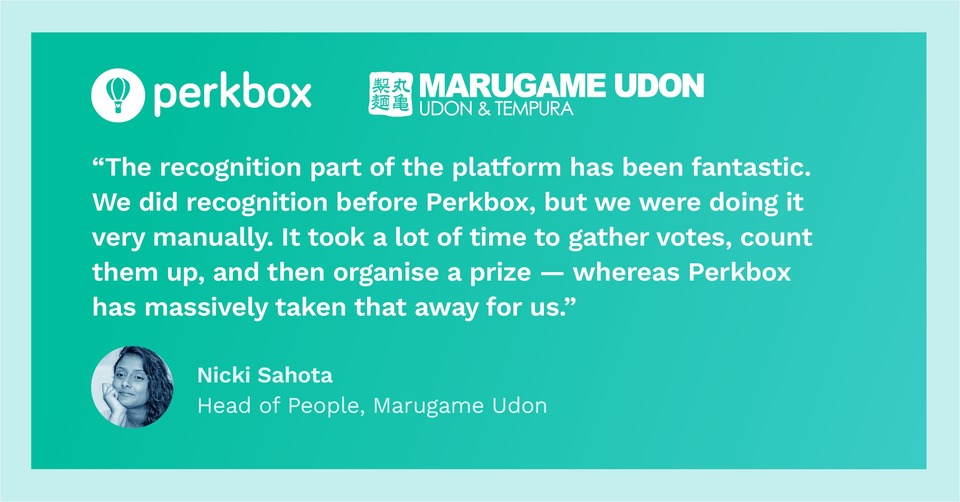 Marugame Udon Cooks Up A Winning Culture | Case Study | Perkbox