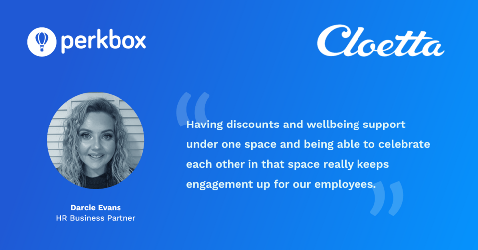 Cloetta: elevated recognition and engagement | Perkbox