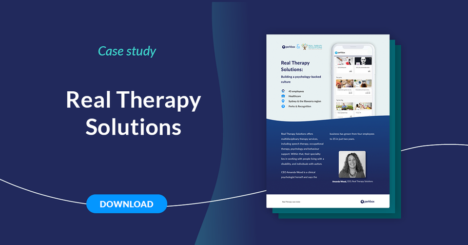 How Real Therapy Solutions use Perkbox to boost culture
